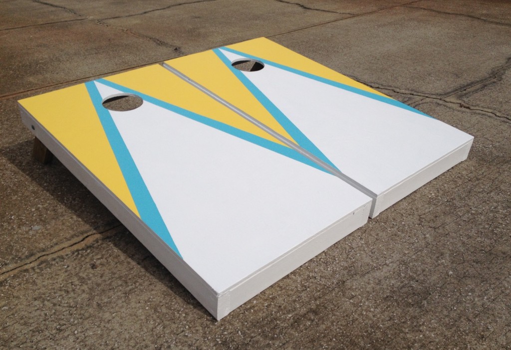 Make your own cornhole (or bags, if you prefer) game boxes, plus my ...